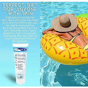 TRISWIM Swimmers Lotion Moisturizing Skin Repair with Aloe Vera & Vitamins