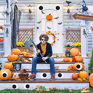 Cinvo 7 Inch Giant Googly Eyes Self Adhesive 18cm Big Wiggle Eyes Large Sticky Eyes for Party Decorations Refrigerator Door Christmas Trees Lawns Car Classroom DIY Craft Projects (Pack of 2)