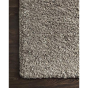 Loloi II Mila Shag Collection MIL-01 Taupe 2'-3" x 3'-9" Accent Rug