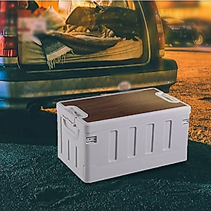 BIENKA Outdoor Camping Storage Box Large Capacity Moving Travel Debris Trunk General Car Trunk Storage Box Portable Case Boxes