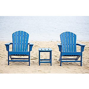 LuXeo LUX-1518-NAVY2T Hampton Adirondack 3-Piece Set, Navy