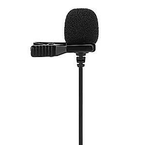 Esenlong 2PCS Mini 3. 5mm Collar Clip Microphone Prevent Noise for Mobile Phone/ PC Recording