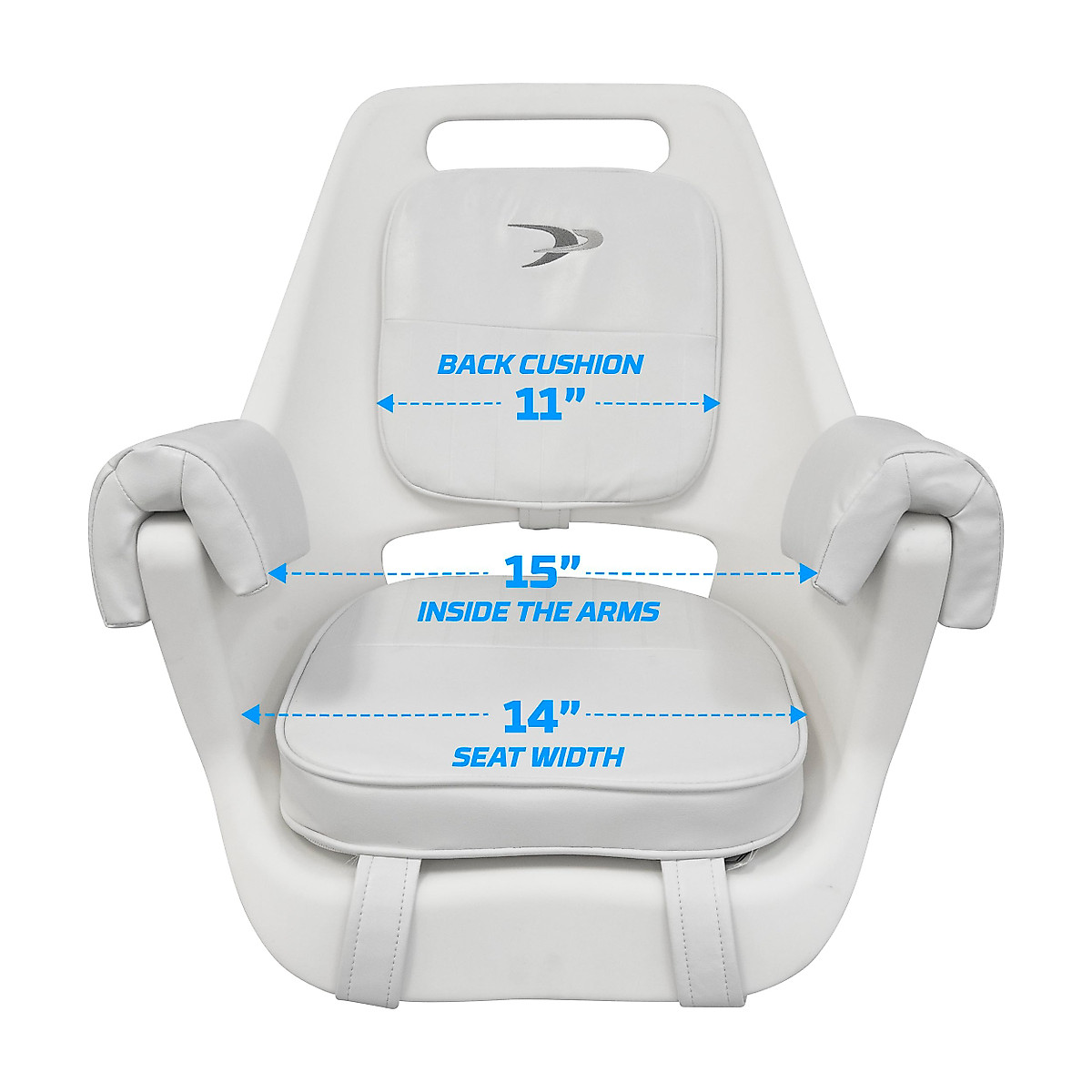 Wise 8WD007-7-710 Deluxe Pilot Chair with Cushions, Mounting Plate, Adjustable Height Pedestal and Seat Mount