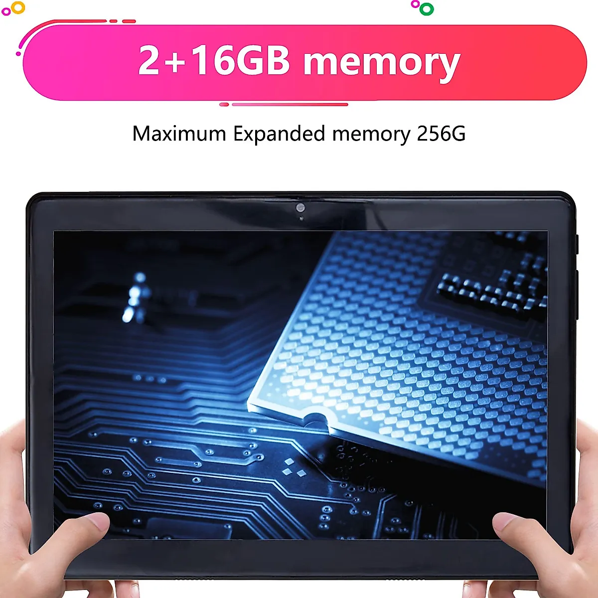 arox Upgraded Android 10.1-Inch Tablet Computer 2+16g 10 Core Ultra-Thin High-Definition Screen Learning Game Video Office Tablet 4500mah Battery Supports Dual Sim Card Voice Call 2023 (Black)