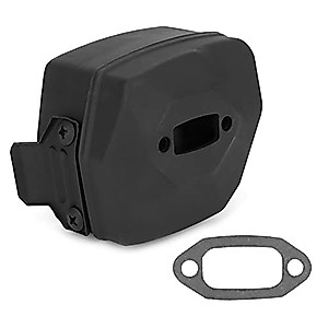 Muffler Assembly, Iron Sturdy High Hardness Exhaust Silencer for Garden Tool Accessories for 266xp Chainsaw