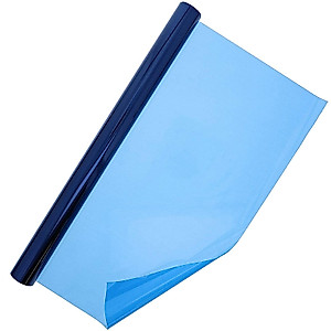 Juvale 4-Pack Blue Cellophane Wrapping Roll for Gift Baskets and Crafts, 17 Inches x 10 Feet Each