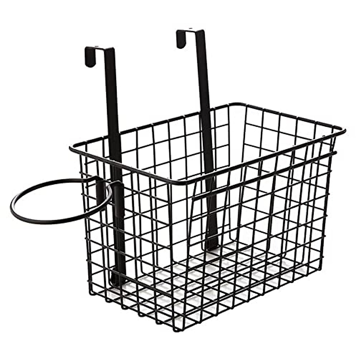 Cabinet Door Hair Dryer & Styling Tools Organizer Storage, for Hair Dryer, Flat Iron, Curling Wand, Hair Straightener Brushes Hot Hair Tool Holder,Black