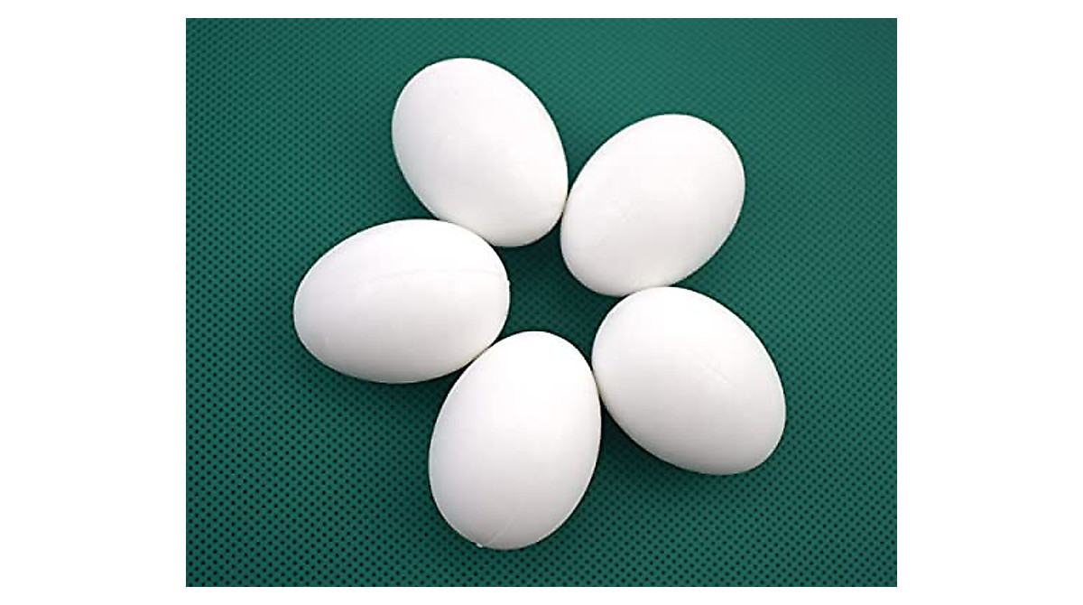 Durable Plastic Pigeon Eggs - Perfect for Hatching & Crafts