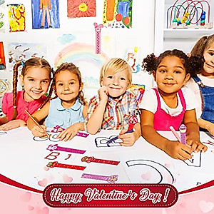 100 Pieces Valentine's Day Bookmark Ruler for Happy Valentine Day Teacher Prizes Classroom Students 10 Styles for Classroom, School, Valentine's Day Parties Favor Exchanges