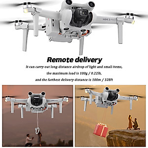 O'woda Airdrop System for Mini 3 Pro, Payload Delivery Transport Device with Landing Leg + Propellers for Drone Fishing, Weddings, Search & Rescue Compatible with DJI Mini 3 / Mini 3 Pro Accessories