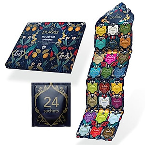 Pukka Tea Gift, Organic Tea Advent Calendar 2023, 24 Tea Bags
