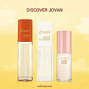 Jovan Island Gardenia Eau de Cologne Spray 1.5 fl oz (Pack of 1), Notes of Neroli, Gardenia, and Sandalwood, Women's Fragrance, Long Lasting, Everyday Fragrance, Travel Size