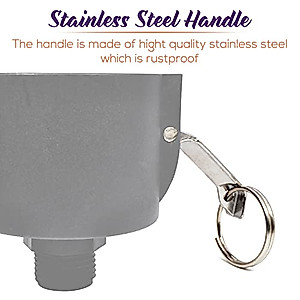 Genuine Harvest 2” IBC Camlock tote connector fitting/polypropylene IBC tote garden hose fitting standard with Stainless Steel Cam Levers - Pack of (1)