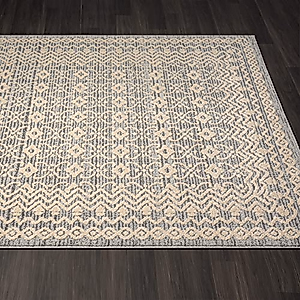 LUXE WEAVERS Moroccan Trellis Gray 8x10 Area Rug