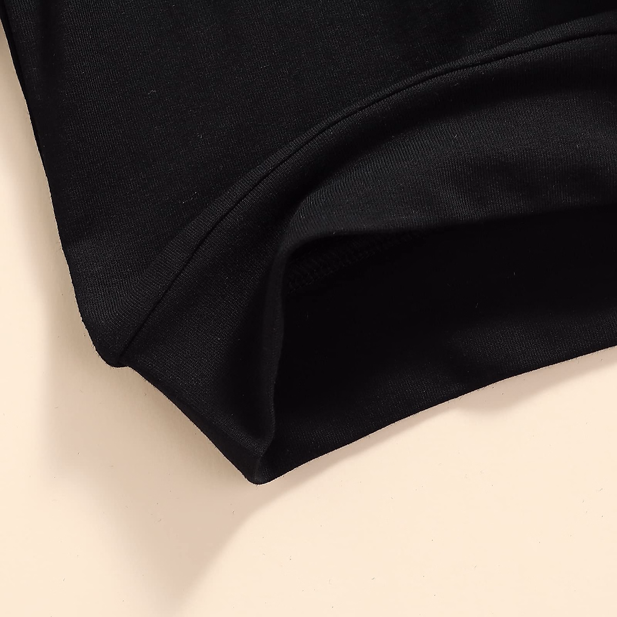 wdehow Newborn Toddler Baby Boys Girls Pullover Long Sleeve Babe Letters Print Sweatshirt Sweater Tops Fall Winter Clothes (Black, 0-6 Months)