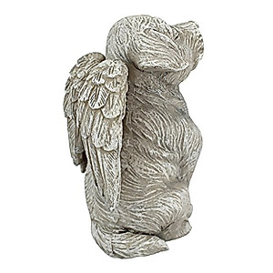 Design Toscano QL593931 Forever in Our Hearts Memorial Dog Statue,greystone