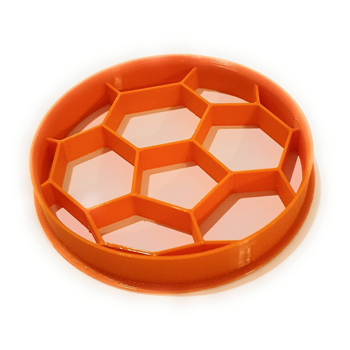 T3D Cookie Cutters Soccer Ball Cookie Cutter, Suitable for Cakes Biscuit and Fondant Cookie Mold for Homemade Treats, 3.50''x3.50''x0.55''