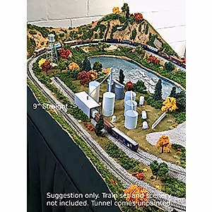 Tunnel for HO Scale Train (15" Straight)