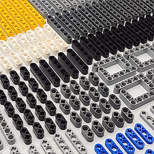 ZHX Technical Beam Set 266 pieces - Chassis Frame Liftarm Beam Parts Piece Axles Connector for Technic Car STEM Engineering Building Brick Compatible with Major Brand Toys