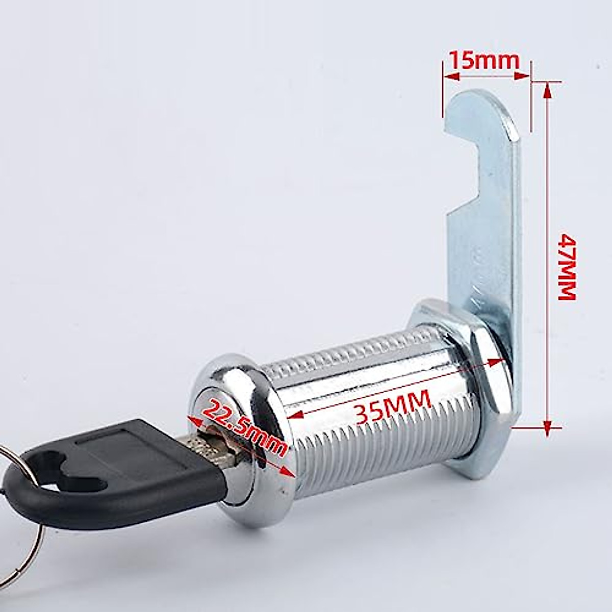 File/Office Drawer Cabinet Locks with 2 Keys Lock Furniture Hardware Door Cabinet Lock for Desk Letter Box Cam Locks Office Desk Letter Box Cam Locks