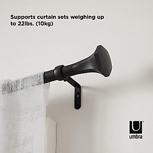 Umbra Sita Adjustable Curtain Rod 36 to 72 Inches