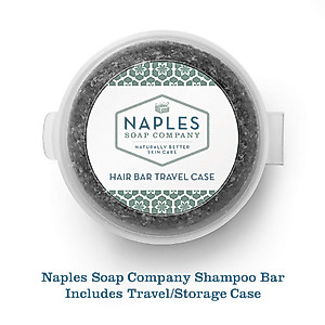 Naples Soap Company, 50-75 Use, Solid Shampoo Bar, Gentle, Eco-Friendly Haircare Helps Ensure Nourished and Healthy Hair, All Hair Types, Honey Almond, 1.75 oz.