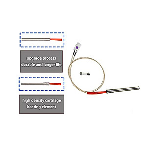 Auger Motor ,Grill Induction Fan Kit ,Fire Burn Pot and Hot Rod Ignitor,Replacement Parts with Screws and Fuse for Traeger and for Pit Boss Wood Pellet Grill,Drive Motor and Combustion Fan Ignitor Kit
