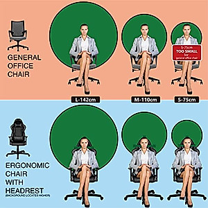 Portable Webcam Background, 75cm Collapsible Green Background for Video Chats, Zoom, Skype, Video, Photo, Single-Side Chromakey Green Screen for Chair