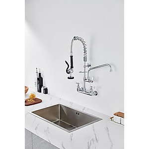 APLWY Brass 002713-40 Cold Side Handle Stem Assembly Replacement Fits All T&S Brass All Faucets, Blue, 1 Pcs