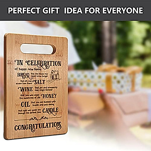Housewarming Gifts for Happy New House, House Warming Gifts New Home Gift, New House Cutting Board, First Home Gifts for Neighbor, Friends, Realtor Closing Gifts for Home Buyers