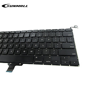 SUNMALL Backlight A1278 Keyboard Replacement with Backlit Compatible with MacBook Pro 13" 2009-2015 Years US Layout MD313 MD314 MC374 MC375 MB466 MB467 MC700 MC724 MB990 Series Laptop