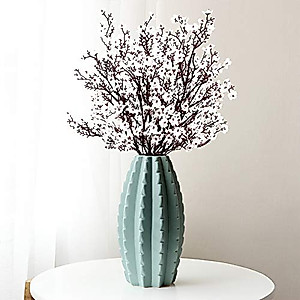 Artflower 4 Bundles 19.7'' Baby Breath Gypsophila Artificial Flowers Real Touch Silk Fake Baby Breath Bouquet Silica Blooms for Wedding Bridal Party DIY Home Floral Arrangement Decor (White)