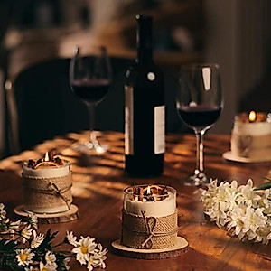 BEWEEN Scented Soy Candles for Home with Pine Cones, Lemon, Cinnamon Decoration - Long Burning Candle for Clearance, Housewarming – Makes Great Gift for Women & Men