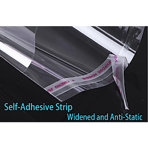 JOSDIOX Cookie Bags for Gift Giving,Self Sealing Cellophane Bags,Clear Resealable Cellophane Bags Self Adhesive Individual Cookie Bags for Packaging 200Pieces (3 x 4)