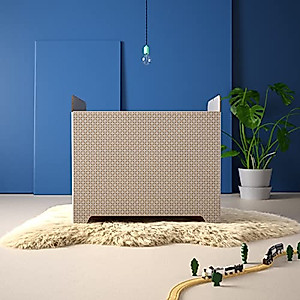 Juno Bassinet - Portable Baby Bedside Sleeper + Organic Cotton Mattress + Travel Box (Moon)