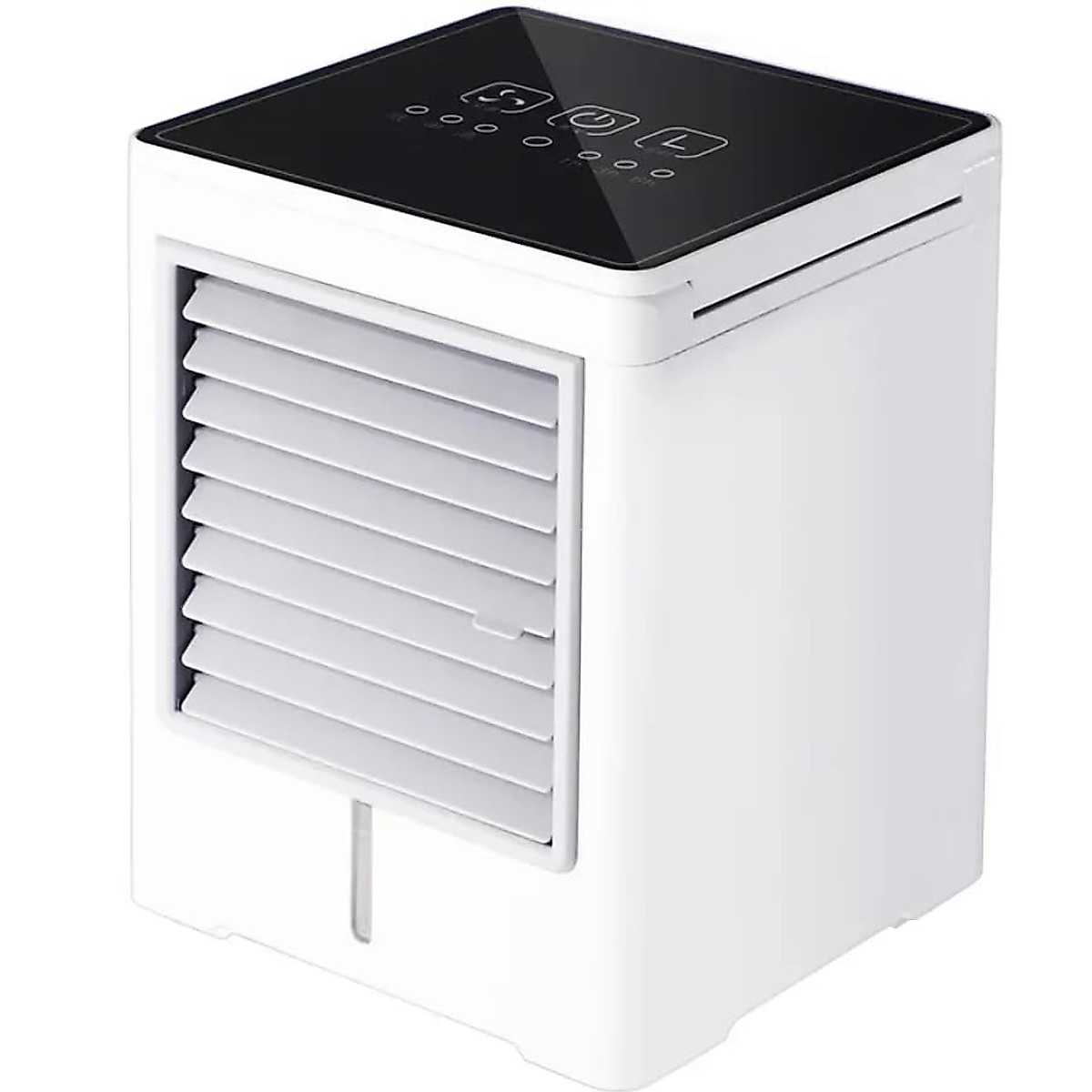 papercrush Portable Air Conditioner, 3 Speeds Personal Evaporative Air Cooler with 1-6H Timer, Mini Air Conditioner Touch Screen, Quiet Portable AC Unit Fan for Office Desk Home Bedroom Camping Car