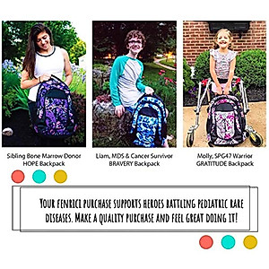 Fenrici Galaxy Kids Backpack and Lunchbox Bundle for Girls, Boys, Teens (Galaxy Purple)