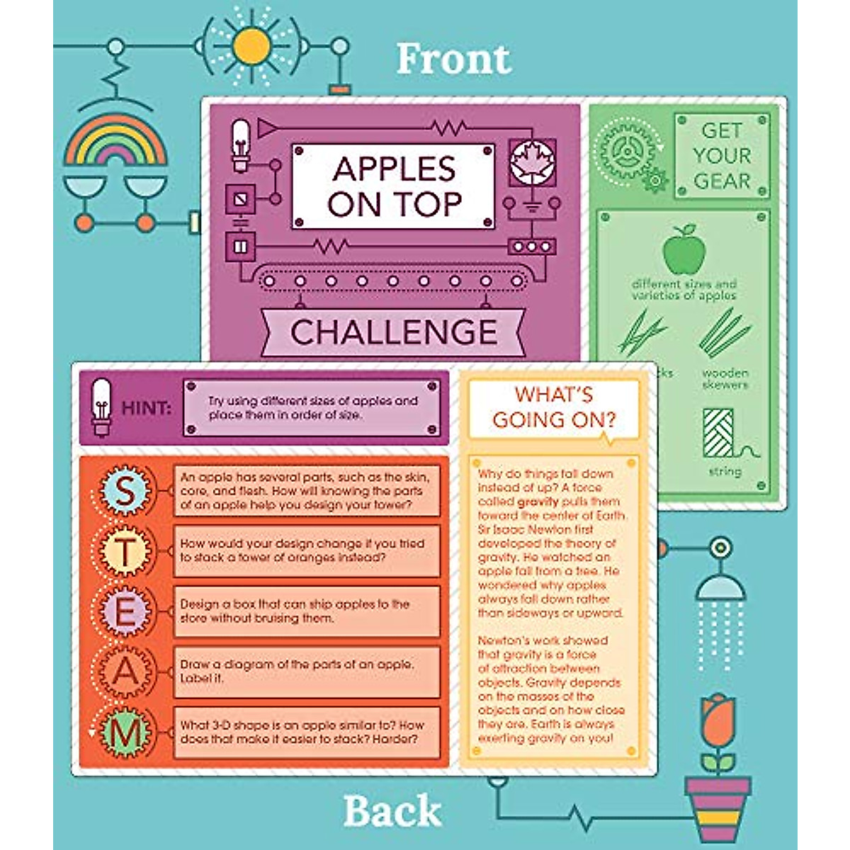 Carson Dellosa Stem Challenges Learning Cards Bundle, 2 Hands-On Science Kits for Kids Ages 8-12, 60 Stem Projects, Educational Science Kits, Stem Education Kit for Homeschool or Classroom