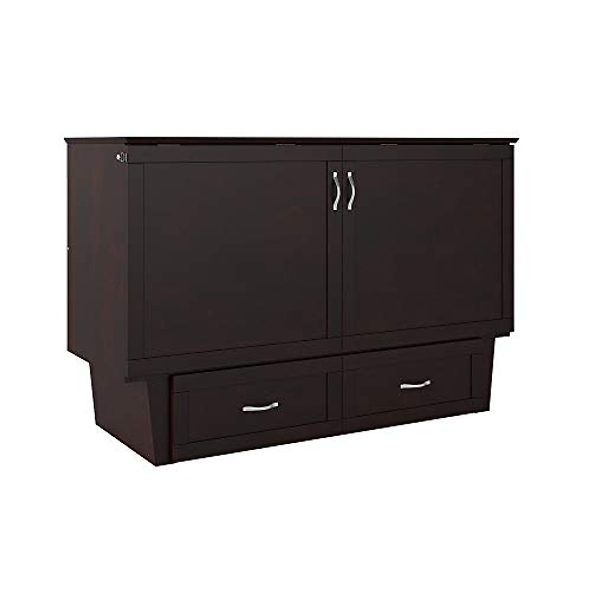 AFI Monroe Murphy Bed Chest with Charging Station, Queen, Espresso