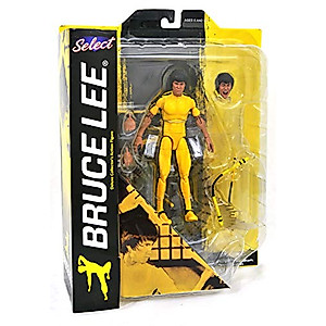 Diamond Select Toys Bruce Lee (Yellow Jumpsuit Version) Select Action Figure, Multicolor, Standard