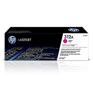 HP 312A Magenta Toner Cartridge | Works with HP Color LaserJet Pro MFP M476 Series | CF383A