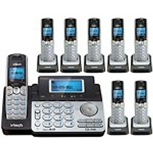 Vtech DS6151 Base with 7 Additional DS6101 Cordless Handsets Bundle