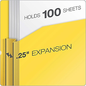 Oxford Expanding Plastic Binder Dividers, Flexible Front Pockets Expand 1/4", 5 Tab, Insertable Multicolor Tabs, Letter Size, 3 Sets (89604)