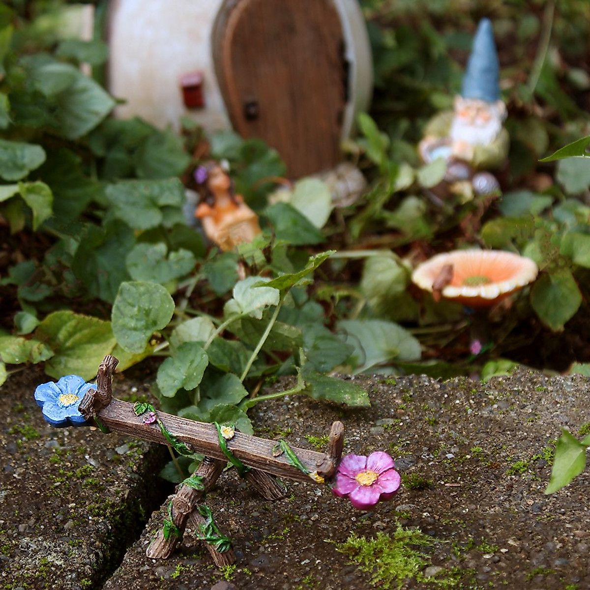 NW Wholesaler 4.25 Inch Miniature Fairy Garden Teeter Totter - Supplies, Furniture, Tools, Animals and Accessories for Fairy Gardens