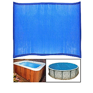 9x9ft 16-mil Spa Hot Tub Solar Cover - UV Resistant Hot Tub Thermal Insulation Blanket - Insulated Hot Tub Bubble Cover - Thermal Blanket for Hot Tub - Insulation Thermal Cover
