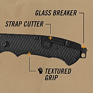 Gerber Hinderer Combat Life Saver Knife, Serrated Edge [22-01870]