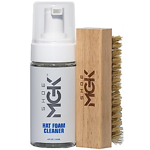 Shoe MGK Hat Cleaner Kit - Foam Cleaner & Brush for All Hat Types