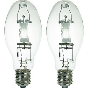 Sunlite MH250/U/MOG M58 Metal Halide Lamp, 250 Watts, Mogul Base (E39), ED28, 15,000 Hour Life Span, 21000 Lumen, Clear Finish, 4000K, 2 Pack