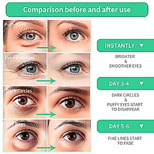 "BREYLEE Aloe Vera Eye Masks - 60 Pcs - Reduce Puffy Eyes & Dark Circles, Firm & Improve Under Eye Skin, Pure Natural Extracts for Youthful Appearance & Reduction of Fine Lines and Wrinkles."