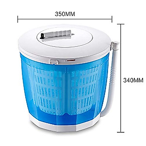 2 in 1 Portable Washer Spin Dryer Washing Machine Mini Travel Outdoor，Manual Washing Machine Portable
